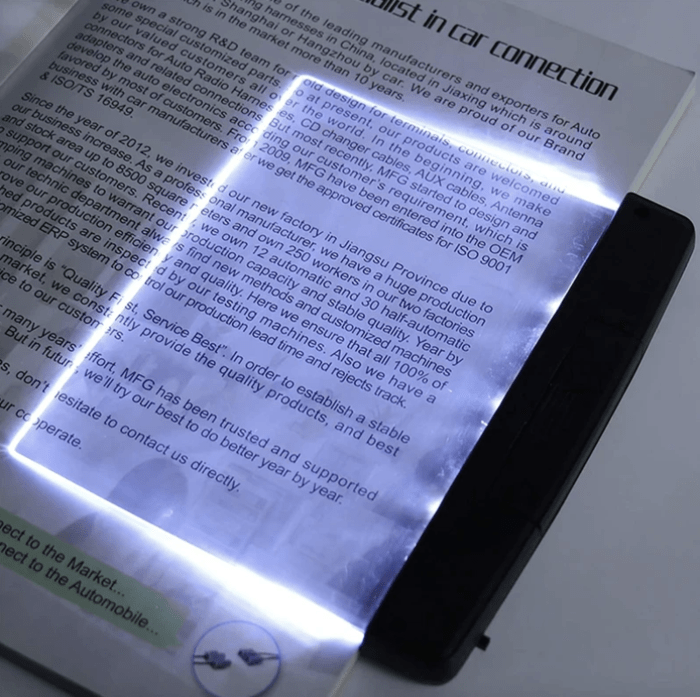 Night Reading Book Light — O&H